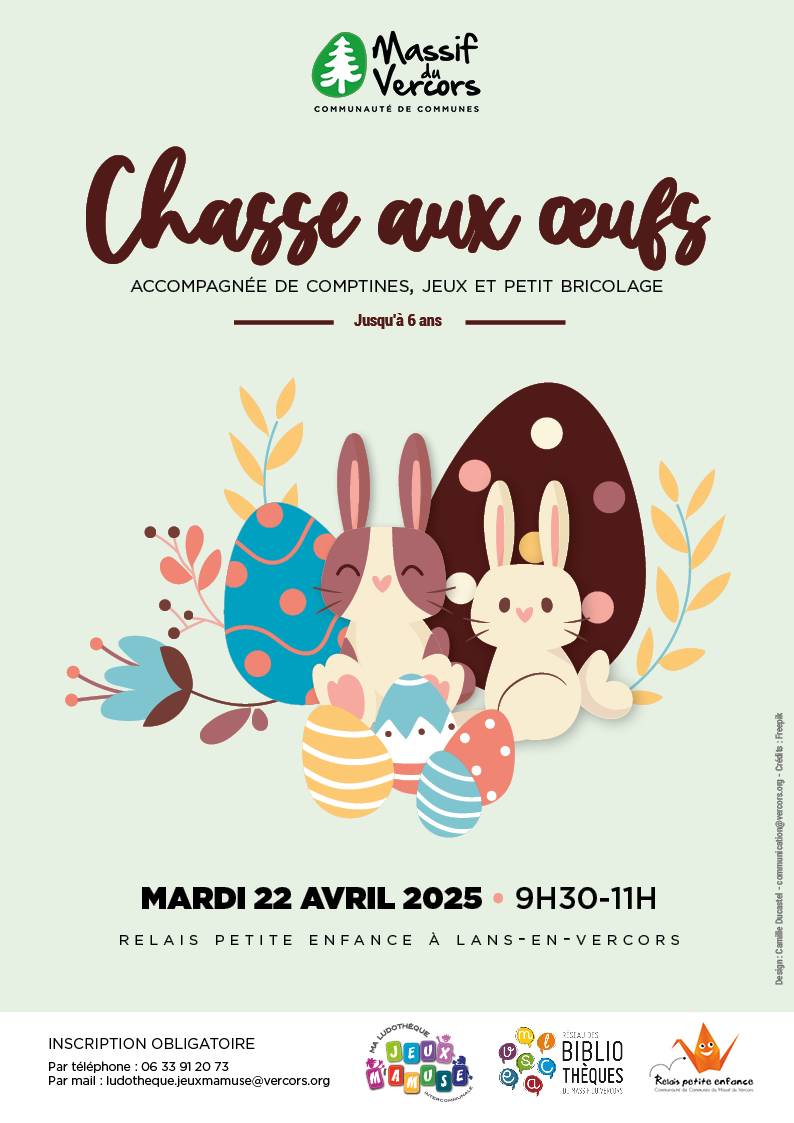 Chasse aux oeufs (0 à 6 ans)